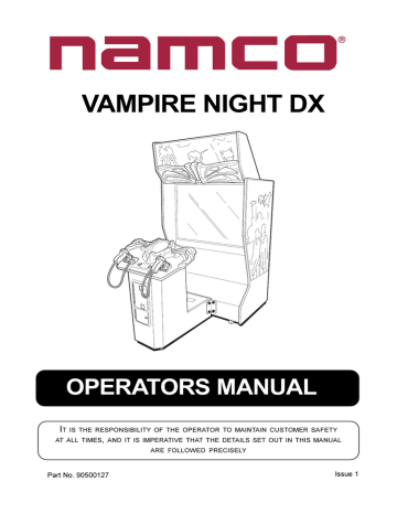 Namco Vampire Night DX Operators Manual | Manualzz