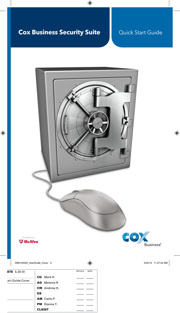 Cox Business Security Suite Setup Guide | Manualzz