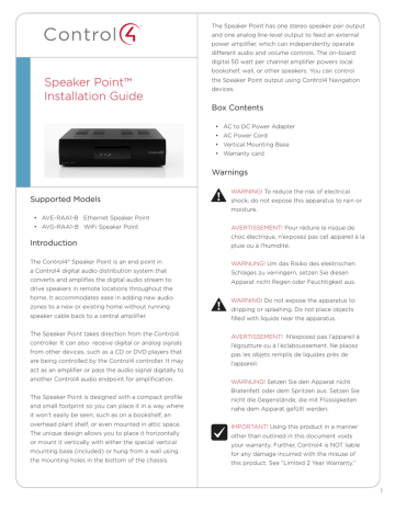 Speaker Point | Manualzz