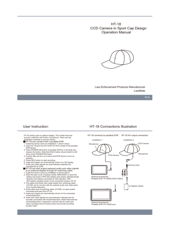 LawMate HT-18 HT-18 Operation Manual | Manualzz