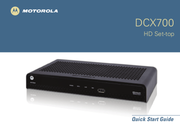 Motorola DCX700 Quick Start Guide | Manualzz
