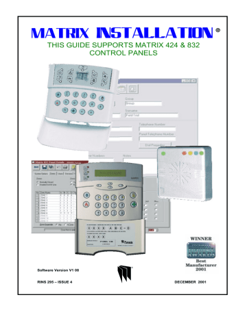 matrix installation manual | Manualzz