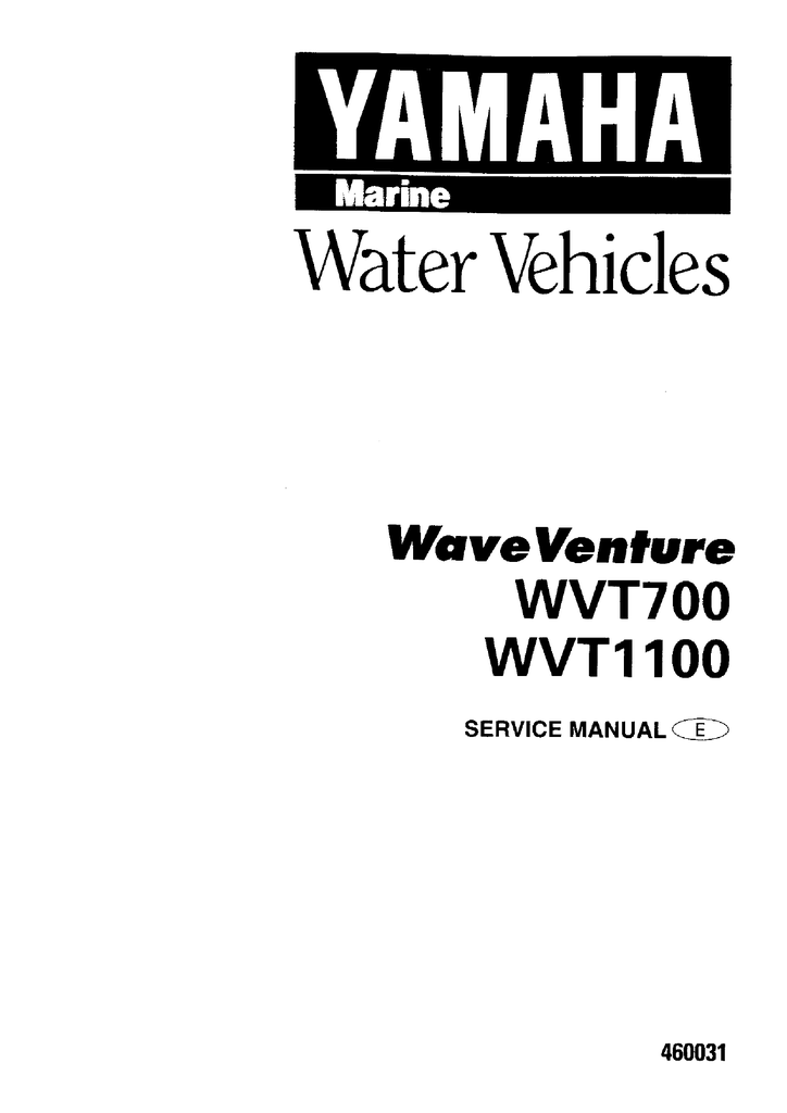 YAMAHA WVT 700 1100 Manualzz yamaha-wvt-700-1100-manualzz
