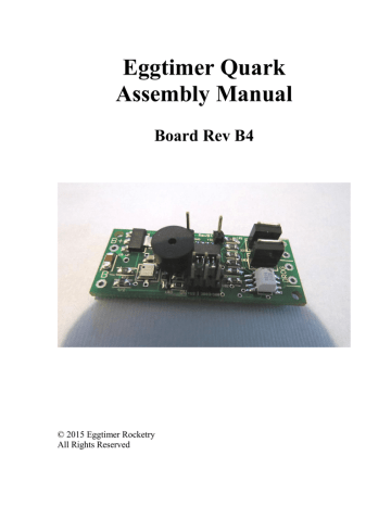 Eggtimer Quark Assembly Manual | Manualzz