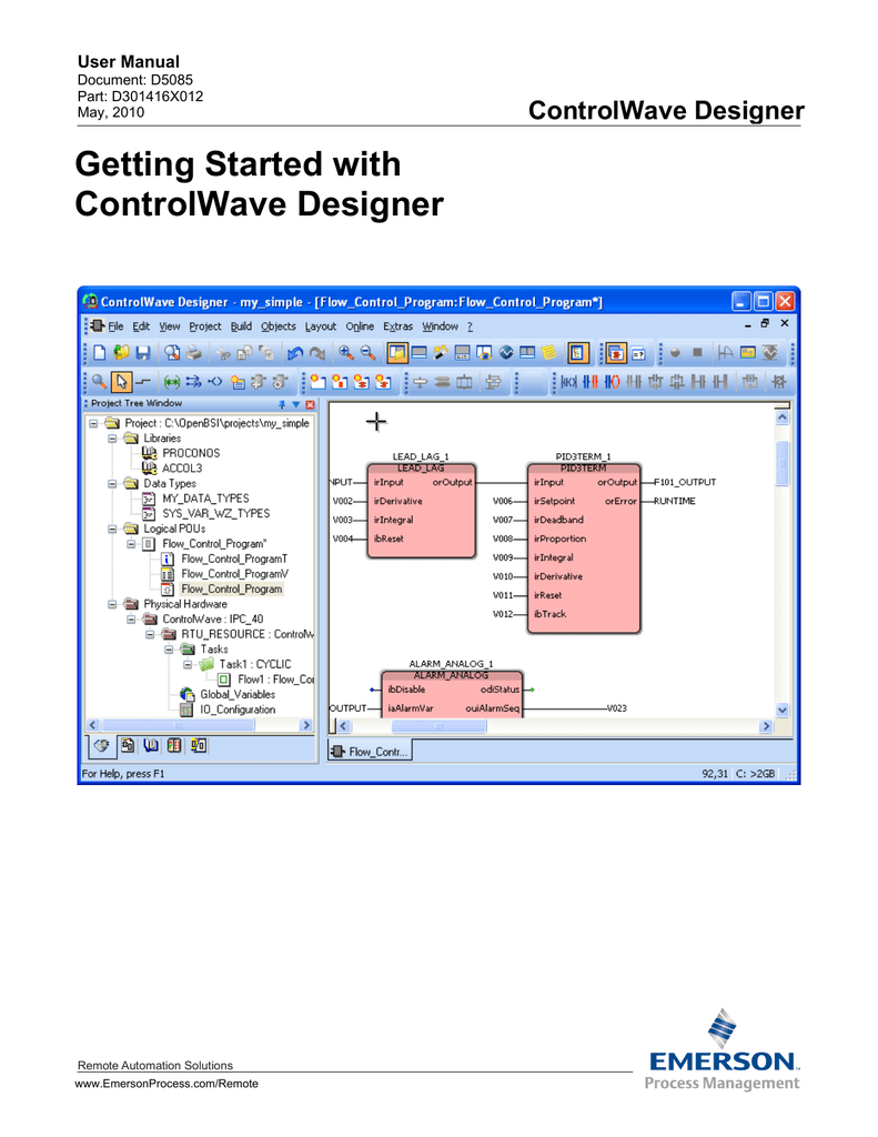 getting-started-with-controlwave-designer-user | Manualzz