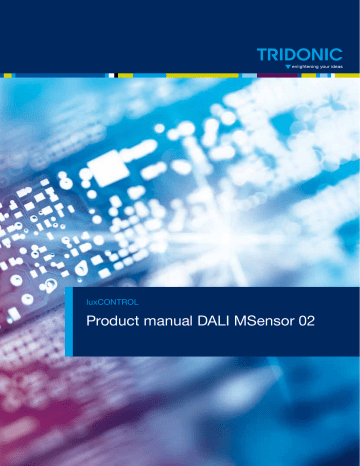 DALI MSensor luxCONTROL MSensor 02 Product Manual | Manualzz
