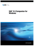 SAS 9.2, 9.3 Guide: AI Chat & PDF Download | Manualzz