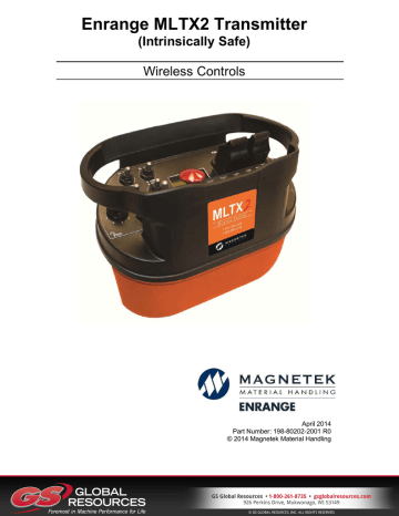 Transmitter Enrange MLTX2 Instruction Manual | Manualzz