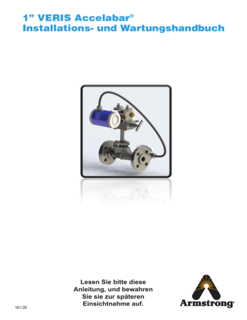 VERIS Accelabar 1 Installations- und Wartungshandbuch | Manualzz