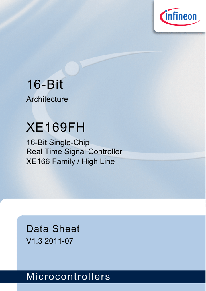 Infineon SAF-XE169FH-200F100L AB Microcontroller Data Sheet | Manualzz