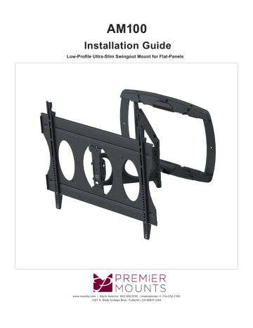 Swingout Mount AM 100 Installation Guide | Manualzz