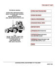 Tractor Truck M915 A3 Operator’s Manual | Manualzz