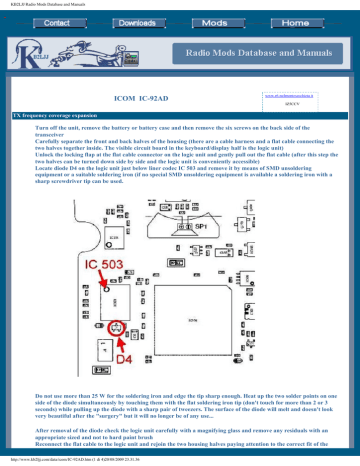 ICOM IC-92AD Instructions | Manualzz