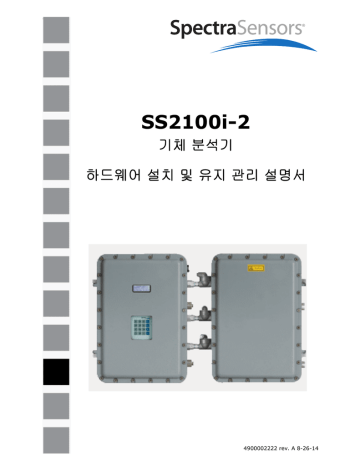 SpectraSensors SS2100i 2 기체 분석기 하드웨어 설치 및 유지 관리 설명서 | Manualzz