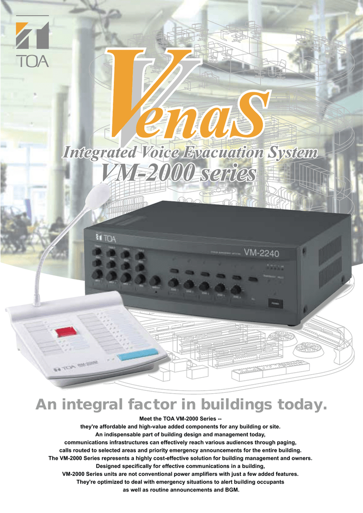 Toa vm 2240 amplifier