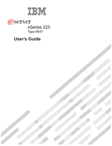 IBM xSeries 225 User’s Guide | Manualzz