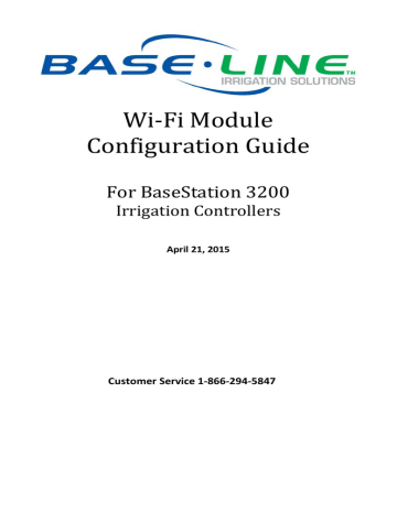 Baseline BaseStation 3200 Wi-Fi Module Configuration Guide | Manualzz