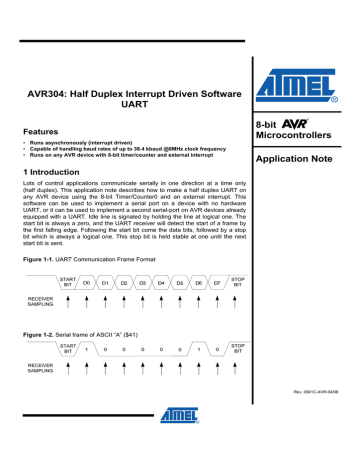 UART Application Note | Manualzz