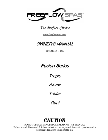 Freeflow Spas Azure Owner's Manual | Manualzz