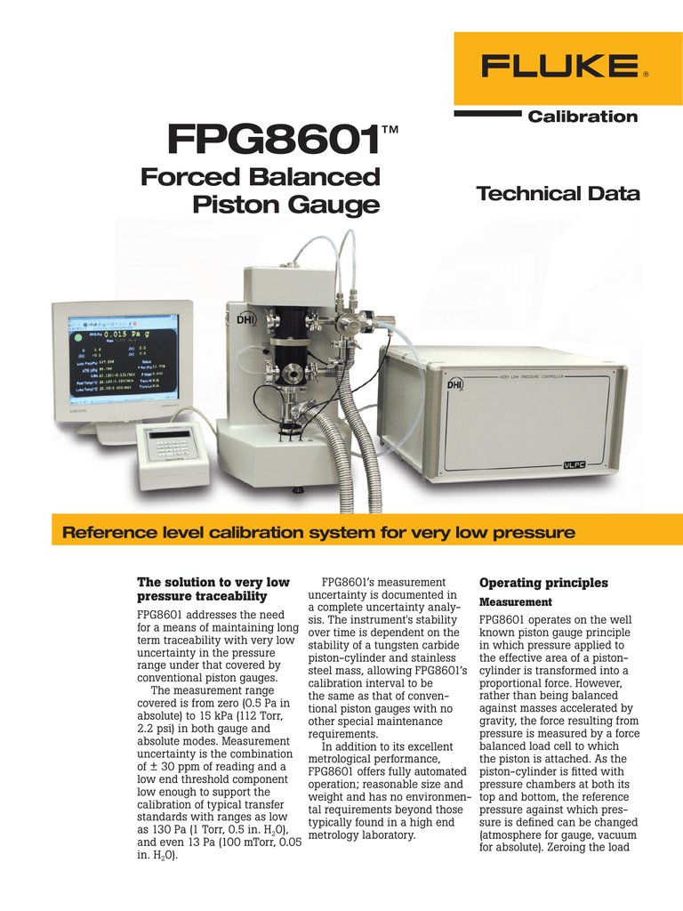 Deadweight Tester Gravity Correction Fluke Calibration, 49% OFF