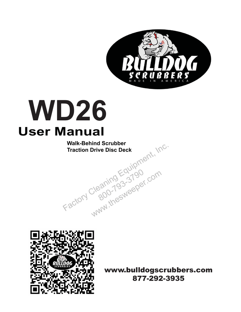 Bulldog Security WD26 User manual | Manualzz