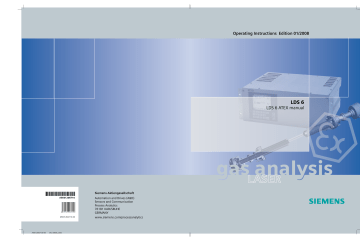 Gas Analyzer LDS 6 ATEX Operating Instructions | Manualzz