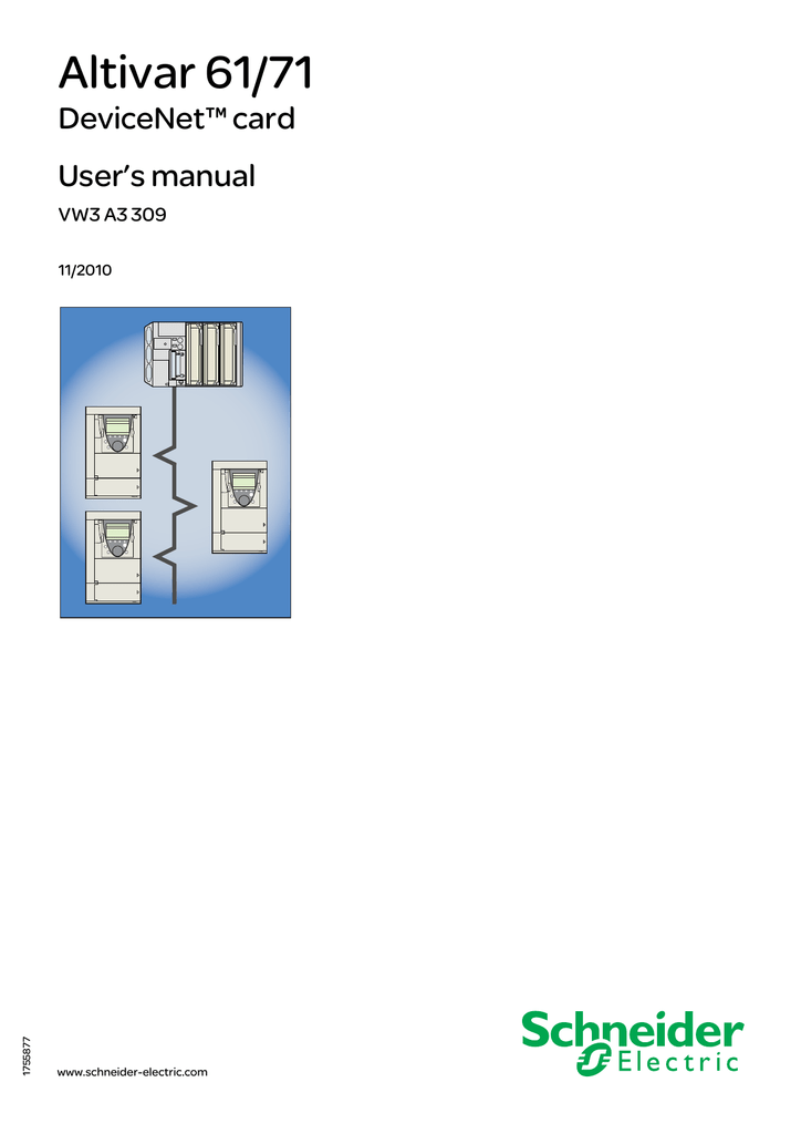 Schneider Electric ATV61/ATV71 DeviceNet User Guide | Manualzz