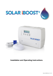 Solar iBoost Installation and Operating Instructions | Manualzz