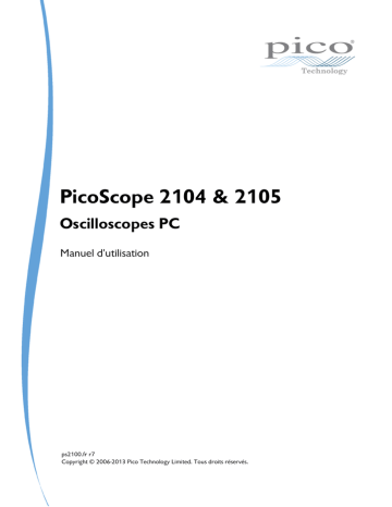 PICO PicoScope 2104 Mode d'emploi | Manualzz