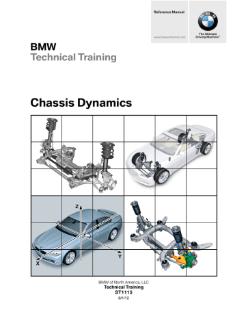 BMW Chassis Dynamics Reference Manual | Manualzz