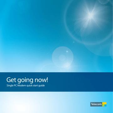 Modem Single PC Quick Start Guide | Manualzz