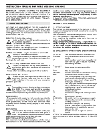 Wire Welding Machine Instruction Manual | Manualzz
