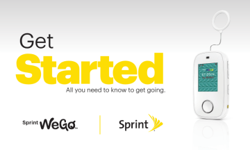 Sprint WeGo Booklet | Manualzz