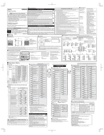 Omron E5CC Instruction manual | Manualzz