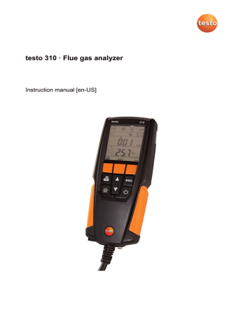 Testo 310 manual | Manualzz
