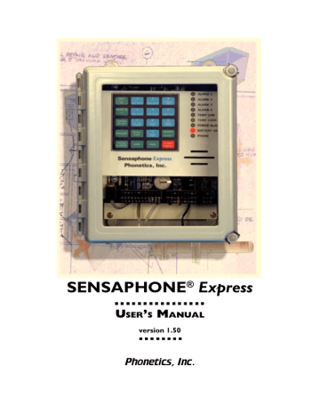 Sensaphone Express User's Manual | Manualzz