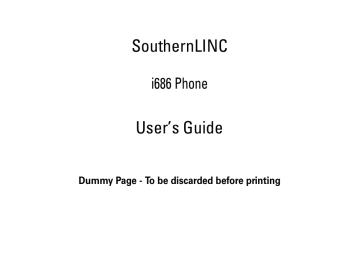 Motorola i686 User’s Guide | Manualzz