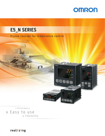 Omron E5 N Brochure | Manualzz