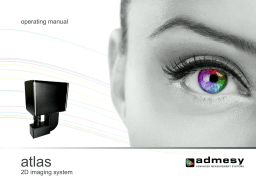 Admesy Atlas - Operating manual