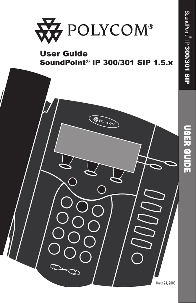 Poly SoundPoint IP 301 User Guide | Manualzz