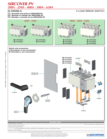 Socomec SIRCOVER PV Operating instructions | Manualzz