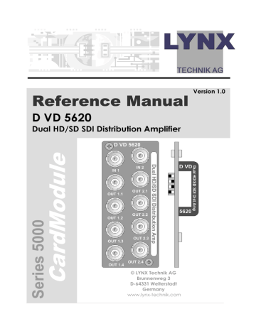 Series 5000 D VD 5620 Reference Manual | Manualzz
