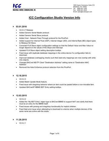 Configuration Studio - Product Details | Manualzz