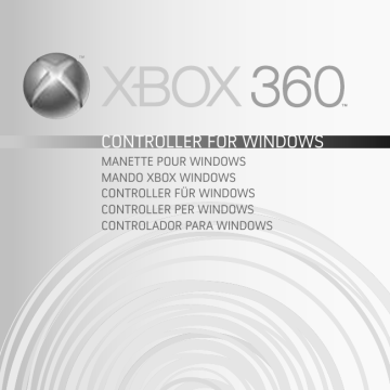 Xbox 360 Controller for Windows User Manual | Manualzz