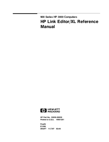 HP 3000 computer 900 Series Manual | Manualzz