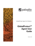 GlobalProtect Agent 4.0 User Guide | Manualzz
