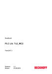 Beckhoff Tc2_MC2 PLC Library Manual | Manualzz
