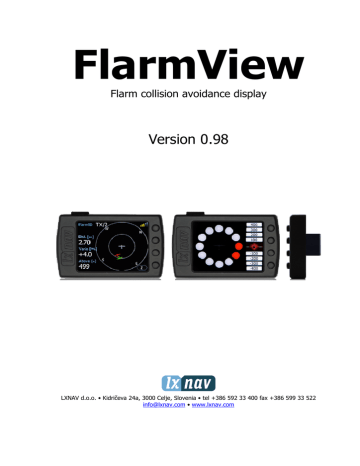 LXNAV FlarmView 0.98 User Manual | Manualzz