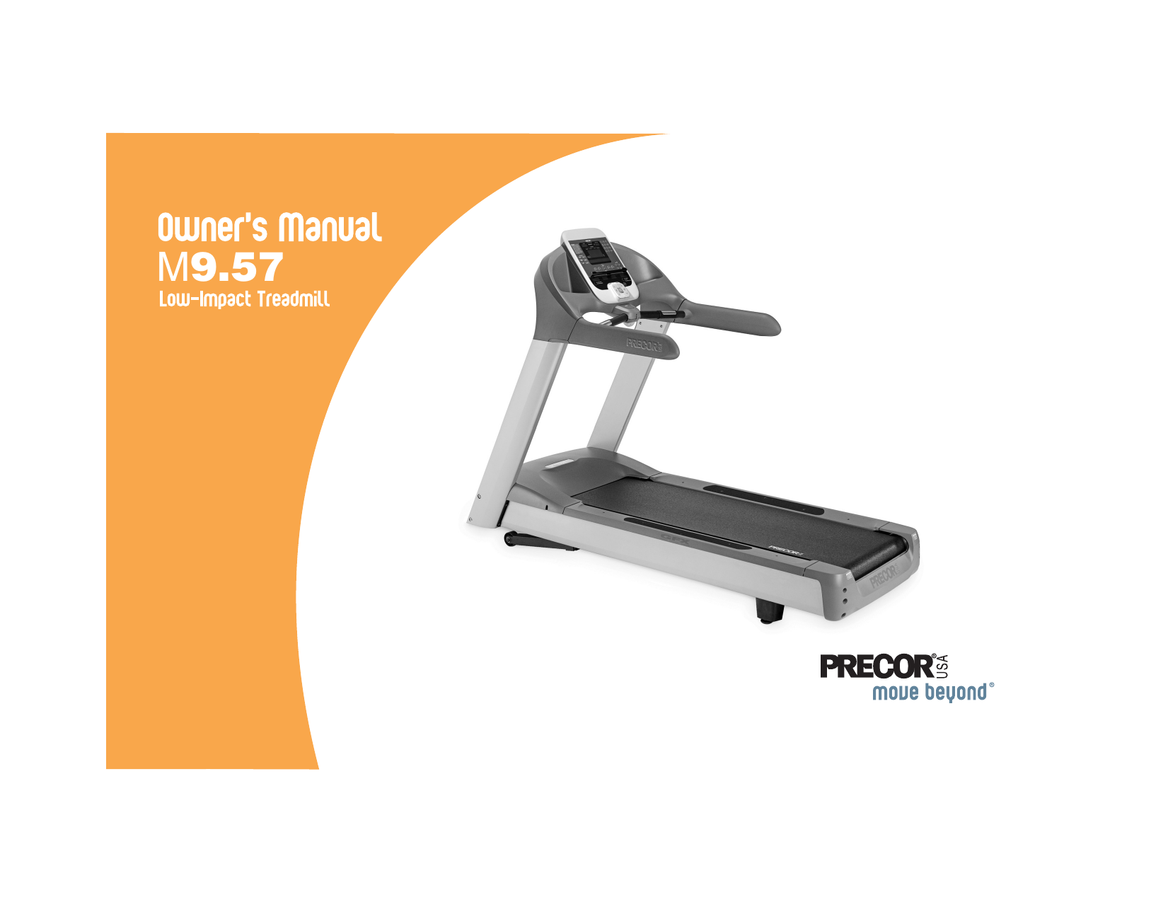 Precor M9.57 Treadmill User manual | Manualzz