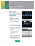 Bio-Rad T100 Thermal Cycler Instruction Manual | Manualzz